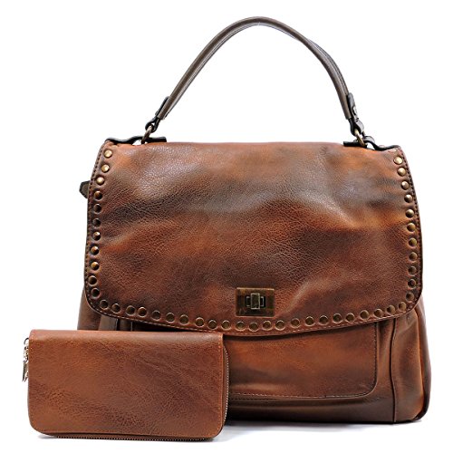Le Miel Handbags. Chill X by Le Miel 2 in 1 Distressed Satchel and ...