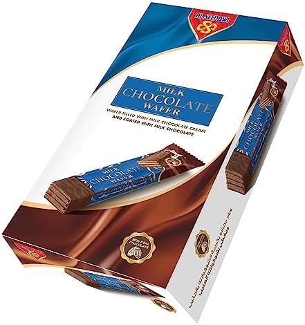 Al Seedawi Chocolate Coated Milk Wafer, 24 x 20 gm price in Saudi ...