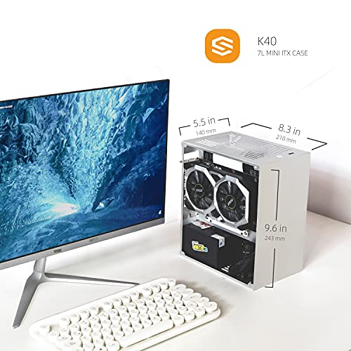 SGPC Itx Mini Case - K40 / Upgraded Version of K55 (Aluminum),Front I/O ...