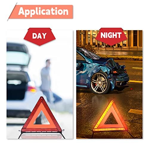 Mua DEDC Warning Triangle, Foldable Safety Triangle, Triple Warning Kit ...