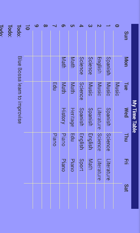 School Timetable:Amazon.co.uk:Appstore for Android