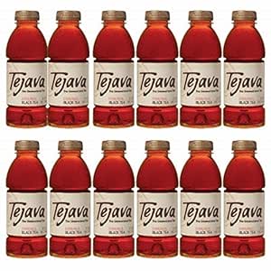 Amazon.com: Tejava Original Unsweetened Black Tea PET Plastic Bottles, BPA Free, Non-GMO ...