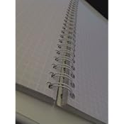 Whitelines Wire A5 Squared Notebook: Supporting your ideas: Whitelines ...
