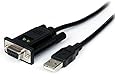 Amazon | StarTech.com 1ポートUSB - ヌルモデムRS232Cシリアル変換ケーブル クロスケーブル 1x USB A ...