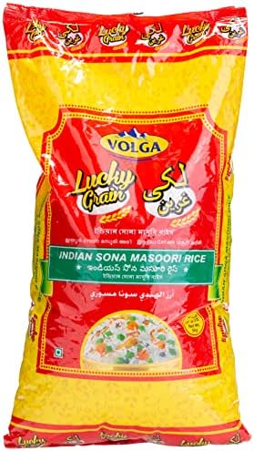 Volga Sona Masoori Rice 5kg price in UAE | Amazon UAE | supermarket kanbkam
