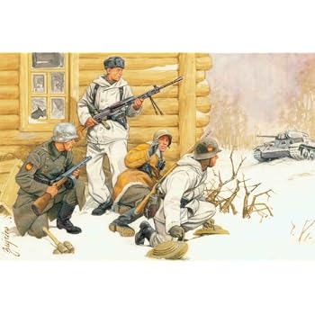 Amazon.com: Dragon Models Soviet Infantry Winter 1941 Building Kit, Set ...
