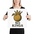 Amazon.com: No Kings Orange – Anti-Authoritarian Revolutionary Protest ...