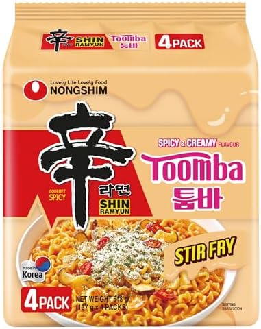 Nongshim Shin Ramyun Toomba, 137g (Bundle of 5) price in Saudi Arabia | Amazon Saudi Arabia ...