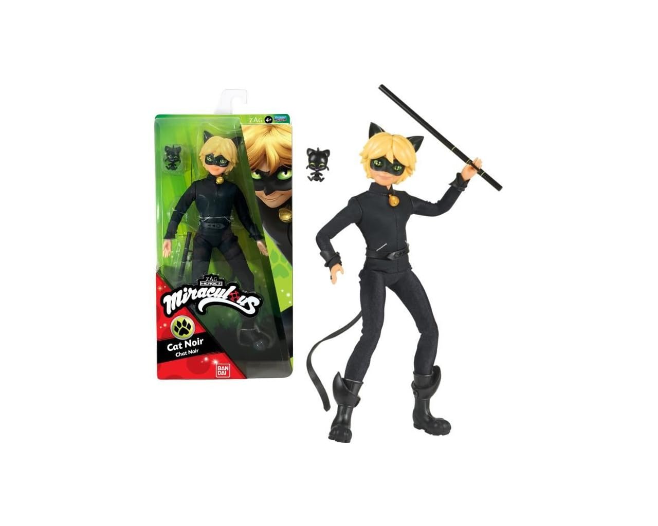 BANDAI Miraculous Ladybug and Cat Noir Toys Cat Noir Fashion Doll ...