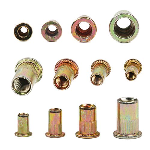 6-32 8-32 10-24 1/4-20 5/16-18 3/8-16 1/2-13UNC 320Pcs Rivet Nuts Kit ...