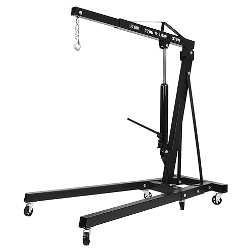 MEIWAIZX Folding Engine Hoist 2 Ton (4400lbs) Folding Hydraulic Engine ...