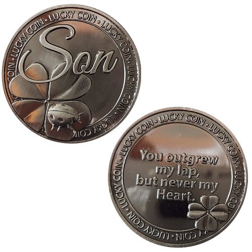 LUCKY COIN SENTIMENTAL GOOD LUCK COINS ENGRAVED MESSAGE KEEPSAKE GIFT ...