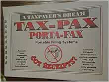 Tax Pax Porta-Fax Portable Filing System: tax pax: Amazon.com: Books