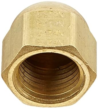 Eaton Weatherhead 40X5 Brass CA360 SAE 45 Degree Flare, Cap, 5/16" Tube ...