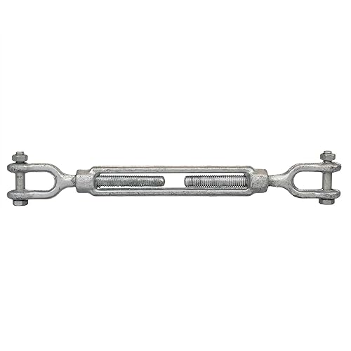US Cargo Control Jaw and Jaw Turnbuckle, 1/2" x 12", 2,200 LBS Working ...