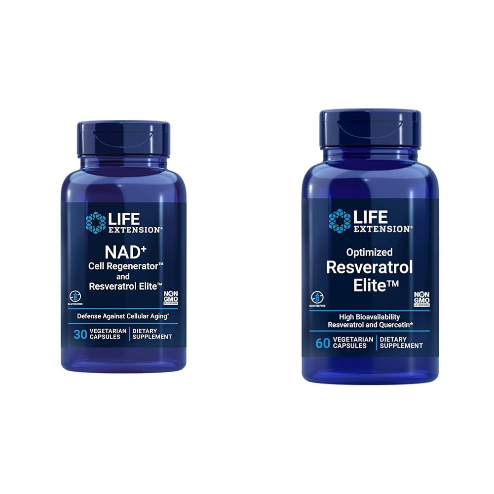 Mua Life Extension NIAGEN NAD+ Cell Regenerator, Resveratrol Elite ...