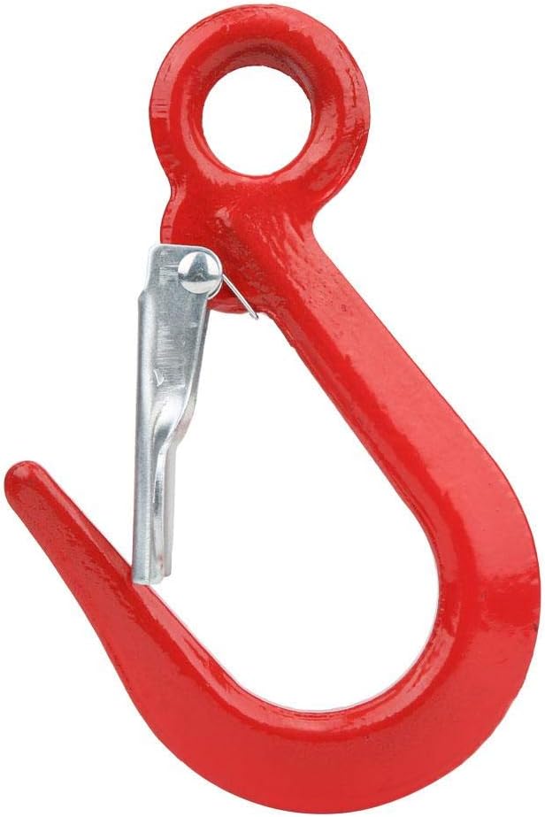 5000Lbs Alloy Steel Lifting Hook with Latch Crane Hoist Rigging Hook ...
