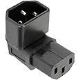 Amazon.com: IEC 320 Male C14 to 90 Degree UP Right Angled C13 Power ...