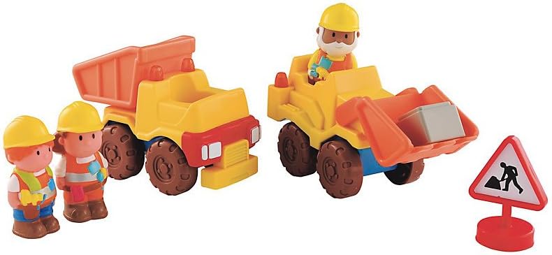 Early Learning Centre 137056 Happy Land Construction Vehicle Set ...