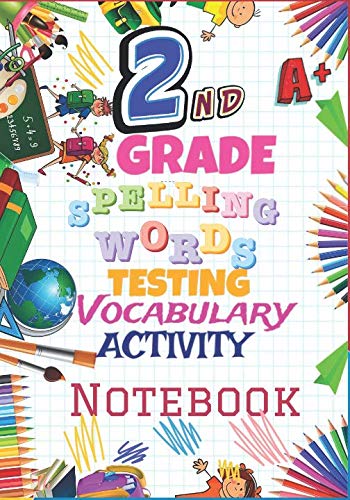 Amazon - 2nd Grade Spelling Words Testing Vocabulary Activity Notebook ...