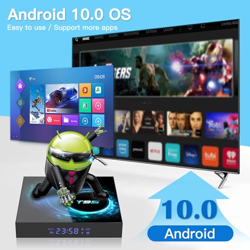 T95 Android TV Box 10.0, Android TV Box 2GB RAM 16GB ROM, Android Box ...