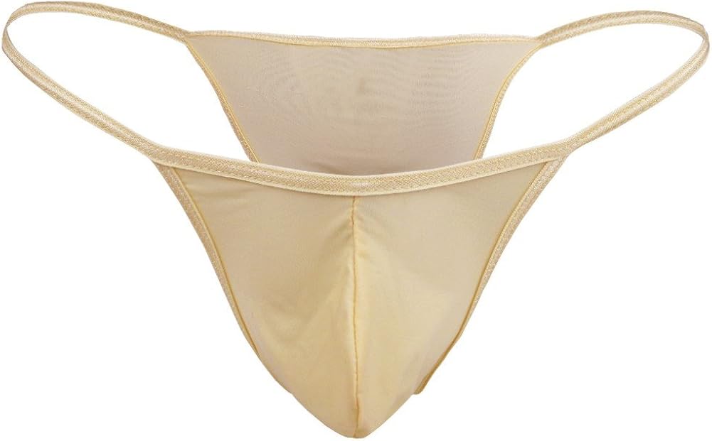 FEESHOW Herren Slip Strings Unterwäsche Transparent Hipster Bikinihose ...