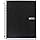 Amazon.com : Miquelrius Small 4 Subject Spiral Notebook, Black, Graph ...