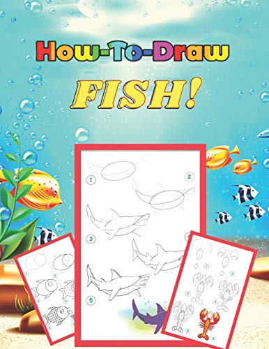 How to Draw Sea Creatures: Learn to Draw Step by Step, Easy and Fun! | World's Biggest Leveled ...