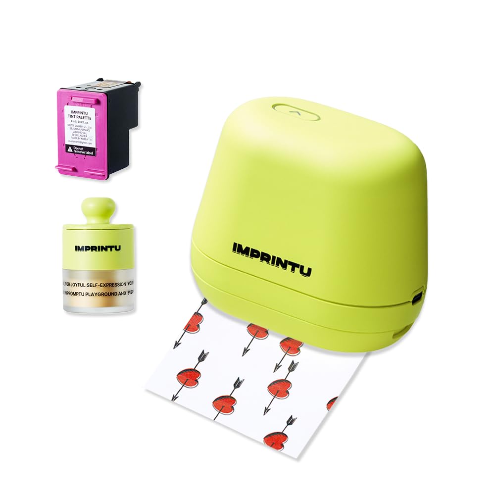 IMPRINTU Temporary Tattoo Printer - Full Set, Mini Portable Compact ...