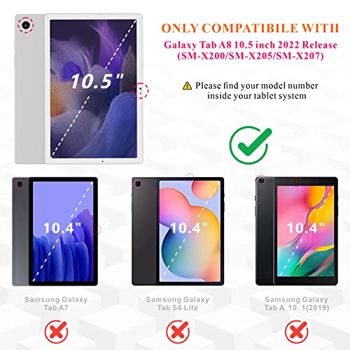 WESOROL Case for Galaxy Tab A8 10.5 Case 2022,Case for Samsung Galaxy ...