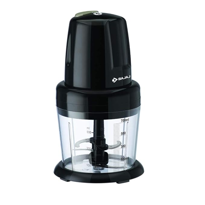 Buy Bajaj 800 ml Chop Pro Chopper with Whisking Blade, black, small ...