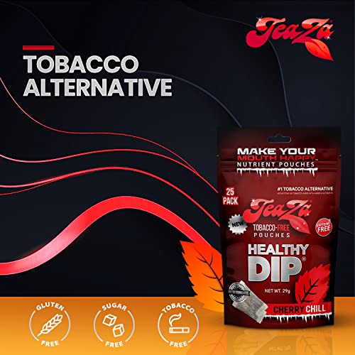 Teaza Logo TeaZa Herbal Energy Pouch Tobacco Alternative | 25 Pouch