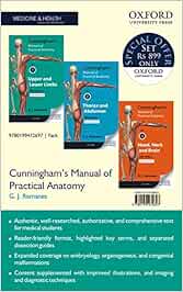 Buy Cunningham’s Manual of Practical Anatomy - 3 volume set Book Online ...