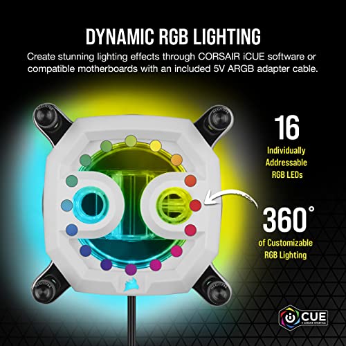 CORSAIR Hydro X Series XC7 RGB PRO CPU Water Block For Intel LGA 1700 ...