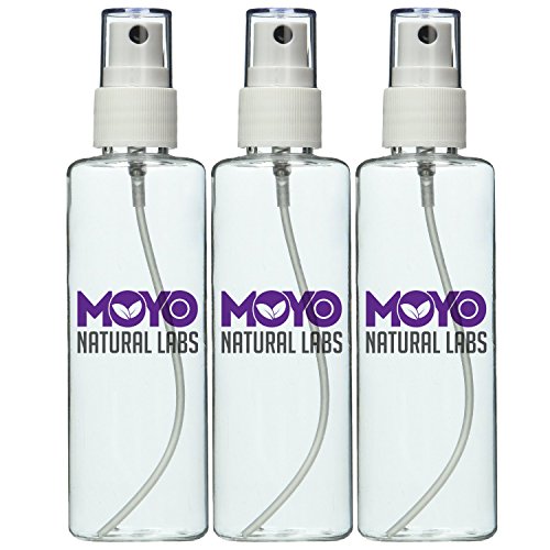 MoYo Natural Labs Large Durable Fine Mist Pump Sprayers 3.4 oz Travel Bottle Pump Sprayer Set ...