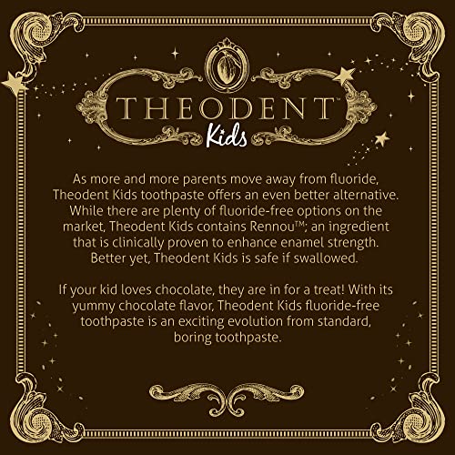 Theodent Fluoride-Free, Natural, Kids Toothpaste, Chocolate Chip ...