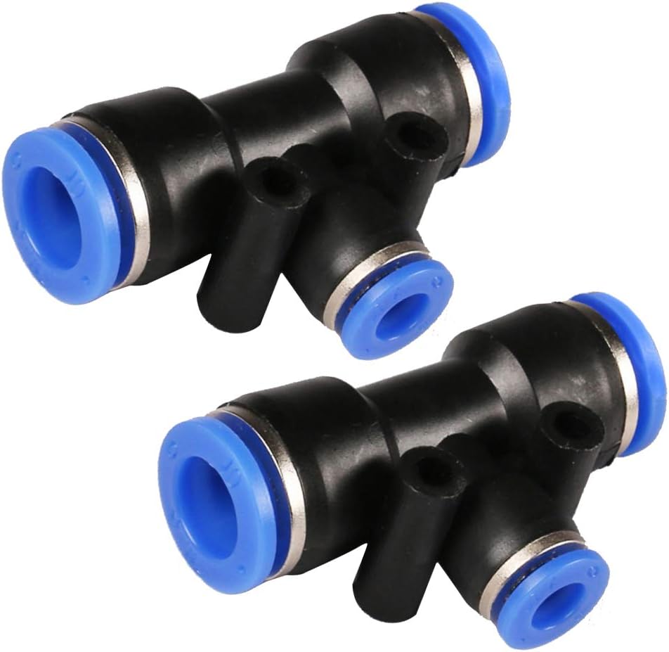 Amazon.com: Fuel Line Tee Connector 5/16 to 1/4 on Branch Nylon Tubing ...