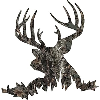 Amazon.com: Camo Deer Head with Antlers Sticker: Automotive