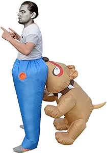 Amazon.com: WYAJZHA New Dog Biting Butt Inflatable Clothing Stage Show ...