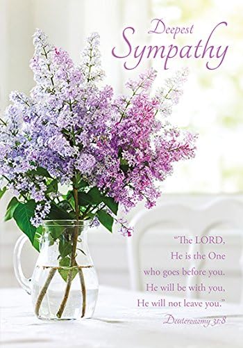 Deepest Sympathy Card Religious Christian Catholic Bereavement: Amazon ...