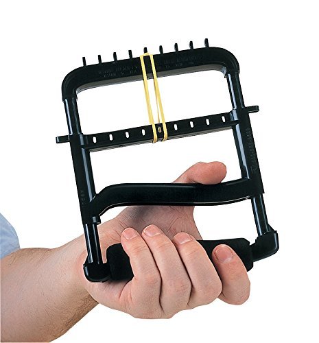 Rolyan Ergonomic Hand Exerciser with Padded Handle, Adjustable Squeeze ...