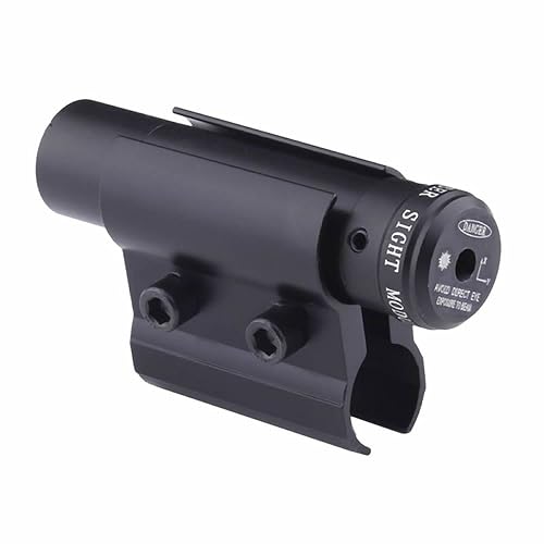Tactical Mini Red Dot Laser Sight Scope with Barrel Clamp Mount for ...