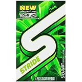 Amazon.com : Stride Spearmint Sugar Free Gum, 10 Packs of 14 Pieces ...