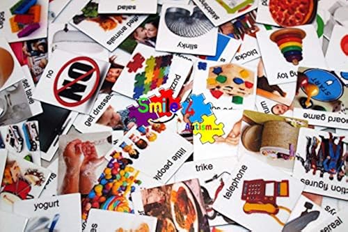 Original Hand Made in USA 160 Autism Language Flash Cards, Vocabulary ...