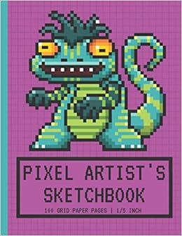 Pixel Artist's Sketchbook: Pixel Art Graph paper | Drawing Blank ...