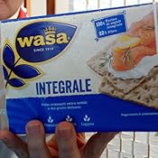 Wasa Integrale, Fette Integrali di Pane di Segale Croccante, Extra Sottili, 270g: Amazon.it ...