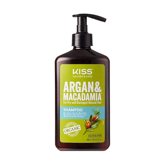 Amazon.com : Kiss Color & Care Argan & Macadamia For Dry and Damaged ...