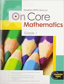 Houghton Mifflin Harcourt On Core Mathematics: Student Workbook Grade 1: HOUGHTON MIFFLIN ...