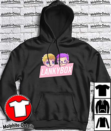 Lankybox Merch Lankybox Logo Light Pink Youth Shirt, T-Shirt Hoodie on ...