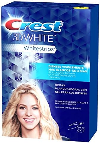 Crest 3D White Whitestrips Tiras Blanqueadoras Dentales, 14 sobres ...